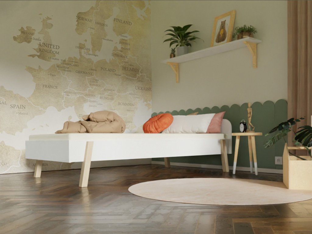 Children's Single Beds from Solid Wood | Benlemi