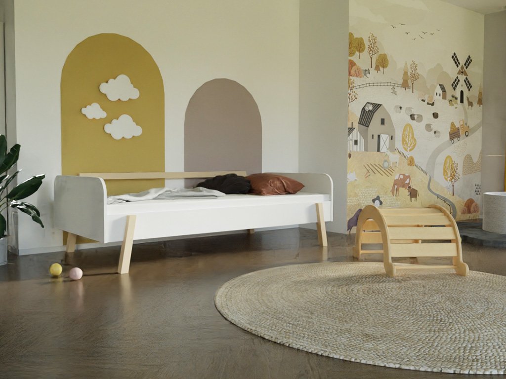 Wooden Design Single Beds | Benlemi