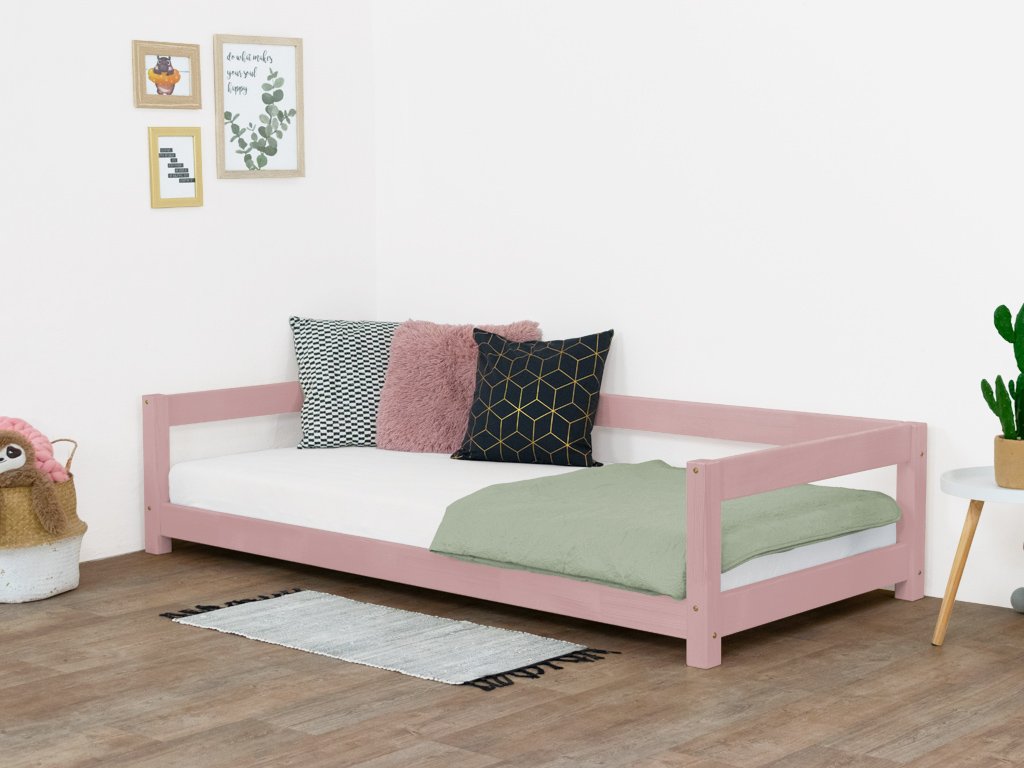 Wooden single bed "Study" for children and adults